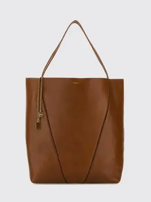 Chloé Leather Shoulder Bag - Burnt