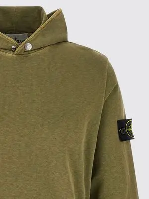 Stone Island Cotton Hoodie - Green