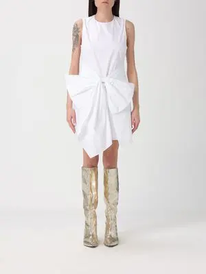 ROTATE BY BIRGER CHRISTENSEN Bow Detail Dress - White