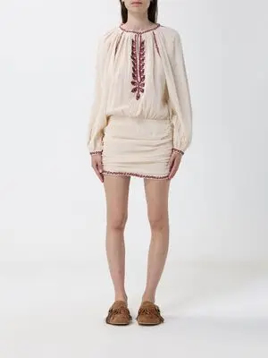 Isabel Marant Étoile Embroidered Cotton Mini Dress