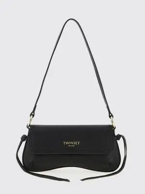 TWINSET Leather Bag - Black
