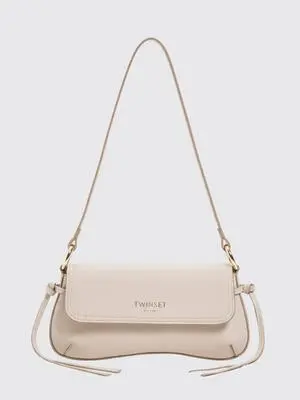 TWINSET Leather Bag - Sand