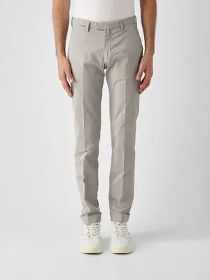 BRIGLIA 1949 Stretch Cotton Chino Trousers - Pearl