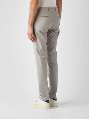 BRIGLIA 1949 Stretch Cotton Chino Trousers - Pearl