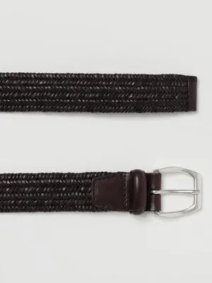 Orciani Woven Leather Belt