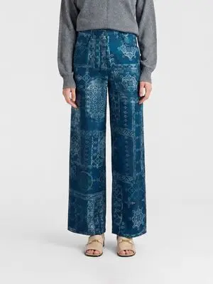Momoni Trousers Blue