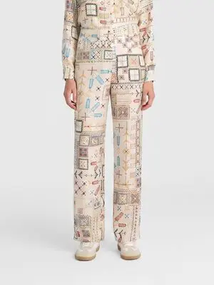 Momoni Trousers - Cream