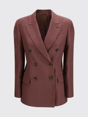 Brunello Cucinelli Double-breasted Linen Blazer