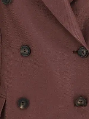Brunello Cucinelli Double-breasted Linen Blazer