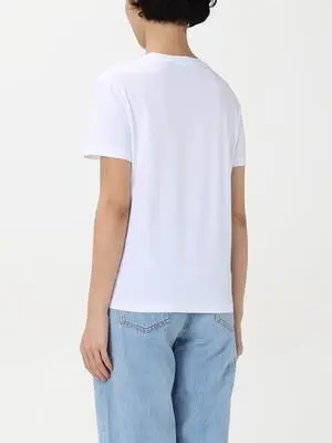 Just Cavalli Embellished Logo T-shirt - White