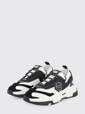Philipp Plein Knit Bi Monogram Low-top Sneakers