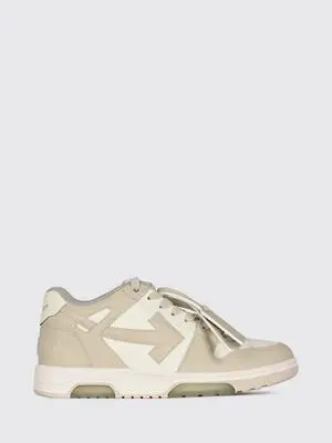 Off-White Off-White Out Of Office Sneakers In Leather Beige