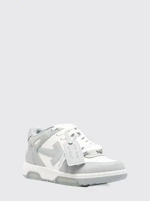 Off-White Out Of Office" Leather Sneakers - Bianco 3