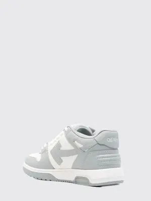 Off-White Out Of Office" Leather Sneakers - Bianco 3