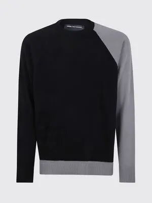 Y3 Color-blocked Crewneck Sweater