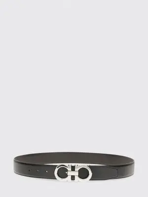 FERRAGAMO Gancini Calfskin Leather Belt