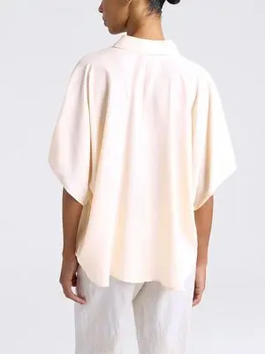 Momoni Silk Blend Shirt - White