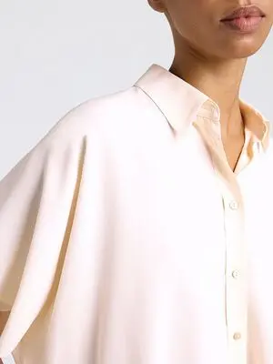 Momoni Silk Blend Shirt - White