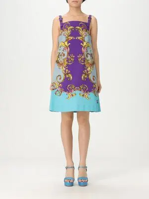 Versace Printed Strappy Dress