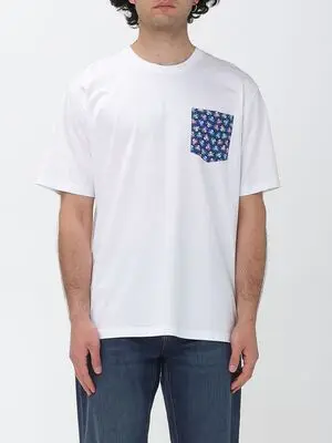 MC2 SAINT BARTH Cotton T-shirt With Patch Pocket - White 1