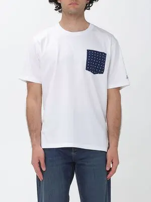 MC2 SAINT BARTH Cotton T-shirt With Patch Pocket - White