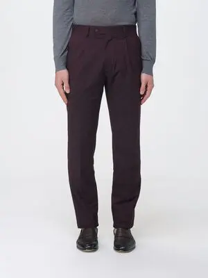 Antonio Marras Cotton And Silk Tailored Trousers - Burgundy