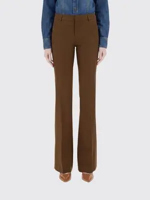 PT TORINO Stretch Cotton Flared Trousers - Biscuit