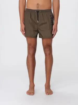 Dsquared2 Swim Shorts With Logo - Military