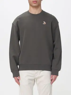 Maison Kitsuné Cotton Crew Neck Sweatshirt - Brown
