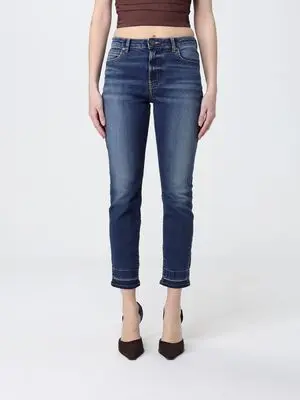 Pinko Cropped Fit Cotton Jeans - Denim