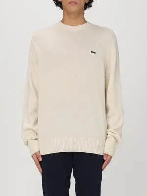 Lacoste Crew Neck Jumper - Yellow Cream