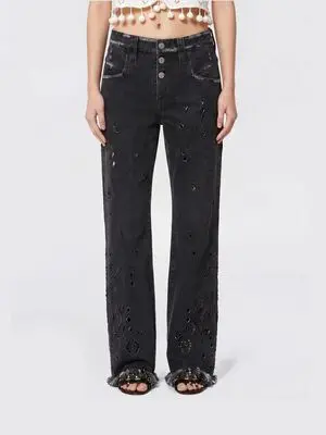 Isabel Marant Étoile Amia Denim Jeans - Black