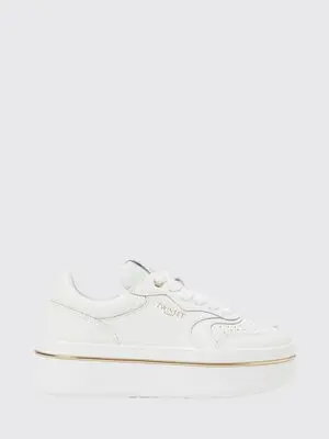 TWINSET Flatform Leather Sneakers - White