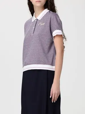 Marni Vichy Cotton Polo Shirt - Blush Pink