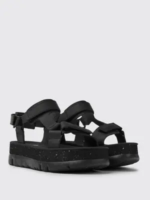 Camper Oruga Up Platform Sandals In Calfskin