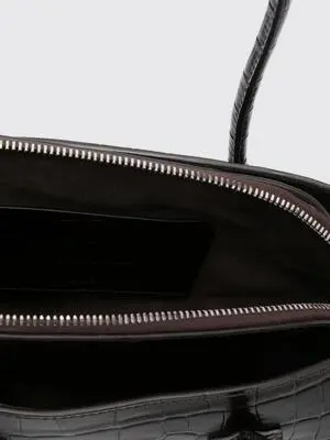 Attico Croc Effect Shoulder Bag