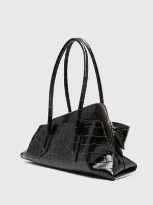 Attico Croc Effect Shoulder Bag