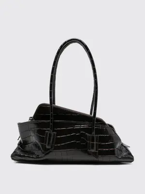 Attico Croc Effect Shoulder Bag