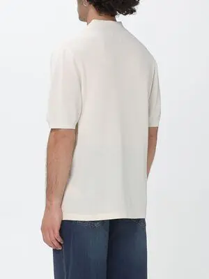MC2 SAINT BARTH Cotton Knit Polo Shirt - Cream