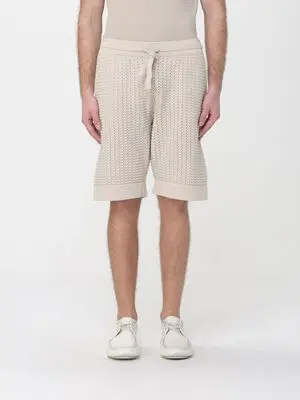 PAOLO PECORA Knitted Shorts - Beige