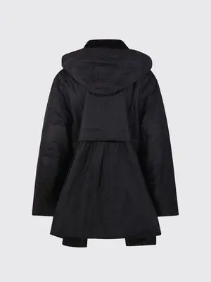 BARBOUR X GANNI Transformable Peplum Wax Jacket - Black