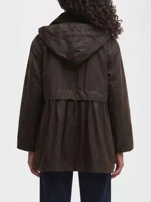 Barbour X Ganni Transformable Peplum Wax Jacket