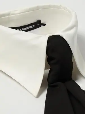Karl Lagerfeld Tie Detail Collar