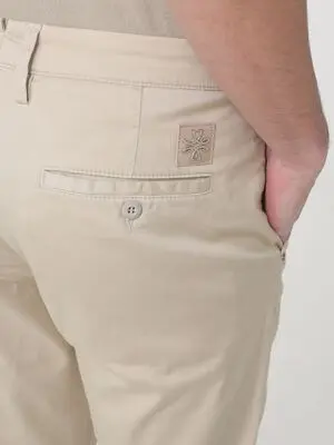 Jacob Cohen Stretch Cotton Slim Fit Trousers - Beige