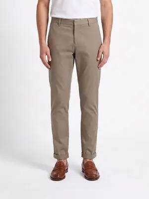 DONDUP Cotton Chino Pants - Sand