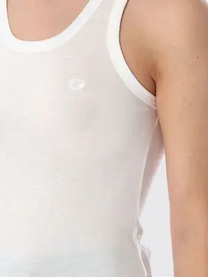 Coperni Basic Cotton Blend Tank Top - White