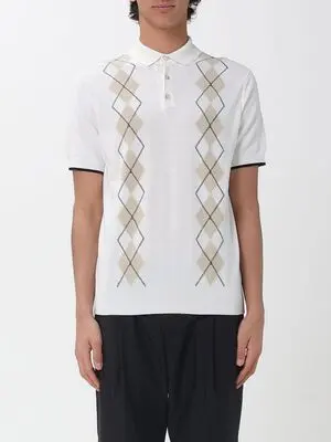 PAOLO PECORA Knitted Polo Shirt - White