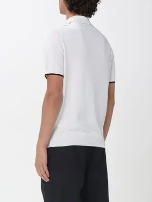 PAOLO PECORA Knitted Polo Shirt - White