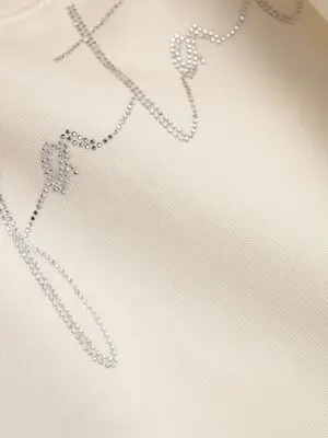 Philipp Plein Embellished T-shirt - White