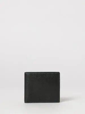 Marni Hammered Leather Wallet - Black